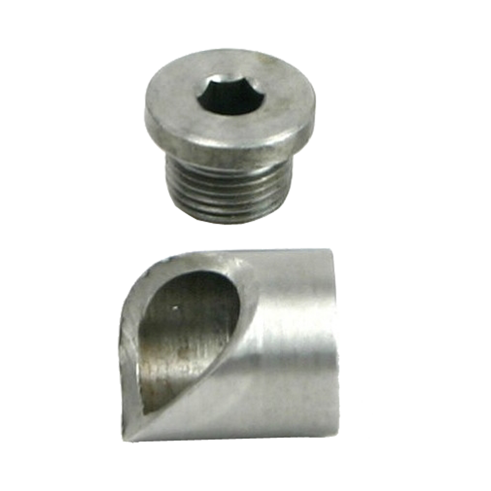 O2 Sensor Bung - 18mm - Angled – ThunderMax