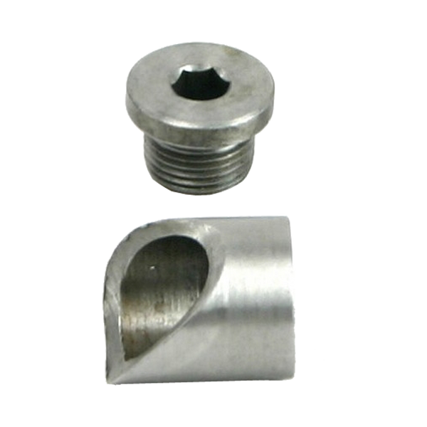 O2 Sensor Bung - 18mm - Angled – ThunderMax